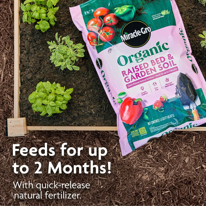 Miracle-Gro Organic™ Raised Bed & Garden Soil